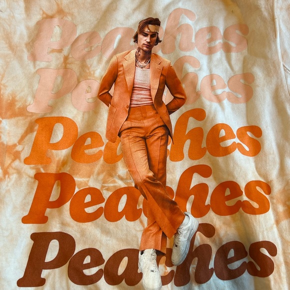 Justin Bieber | Tops | Justin Bieber Justice Peaches Hoodie | Poshmark